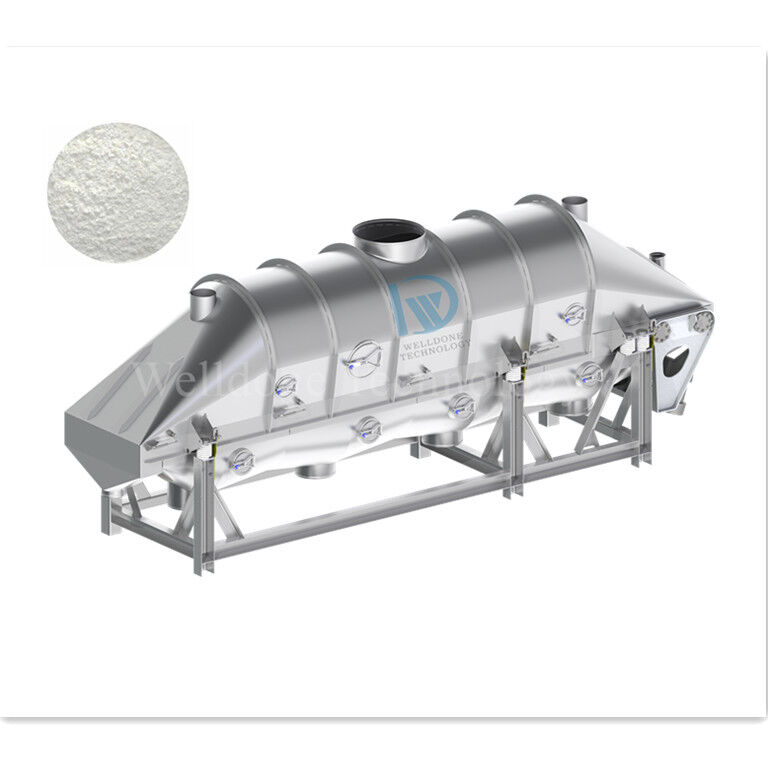 ZLG Continuous Vibration Dryer Food Processing Drying Foods Laterite ...