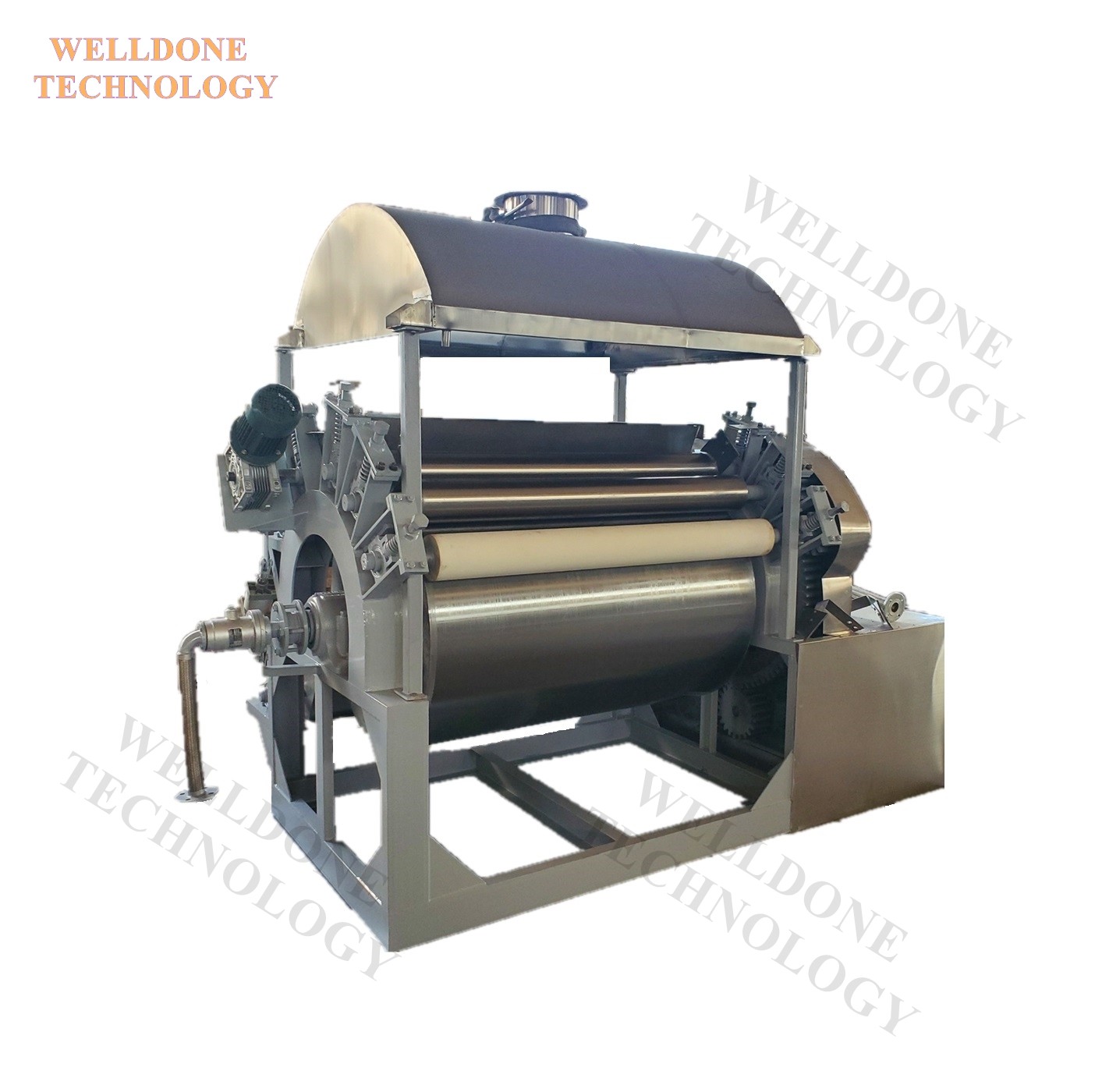 Energy Saving Roller Drum Dryer Food Drum Dryer made of stainless steel