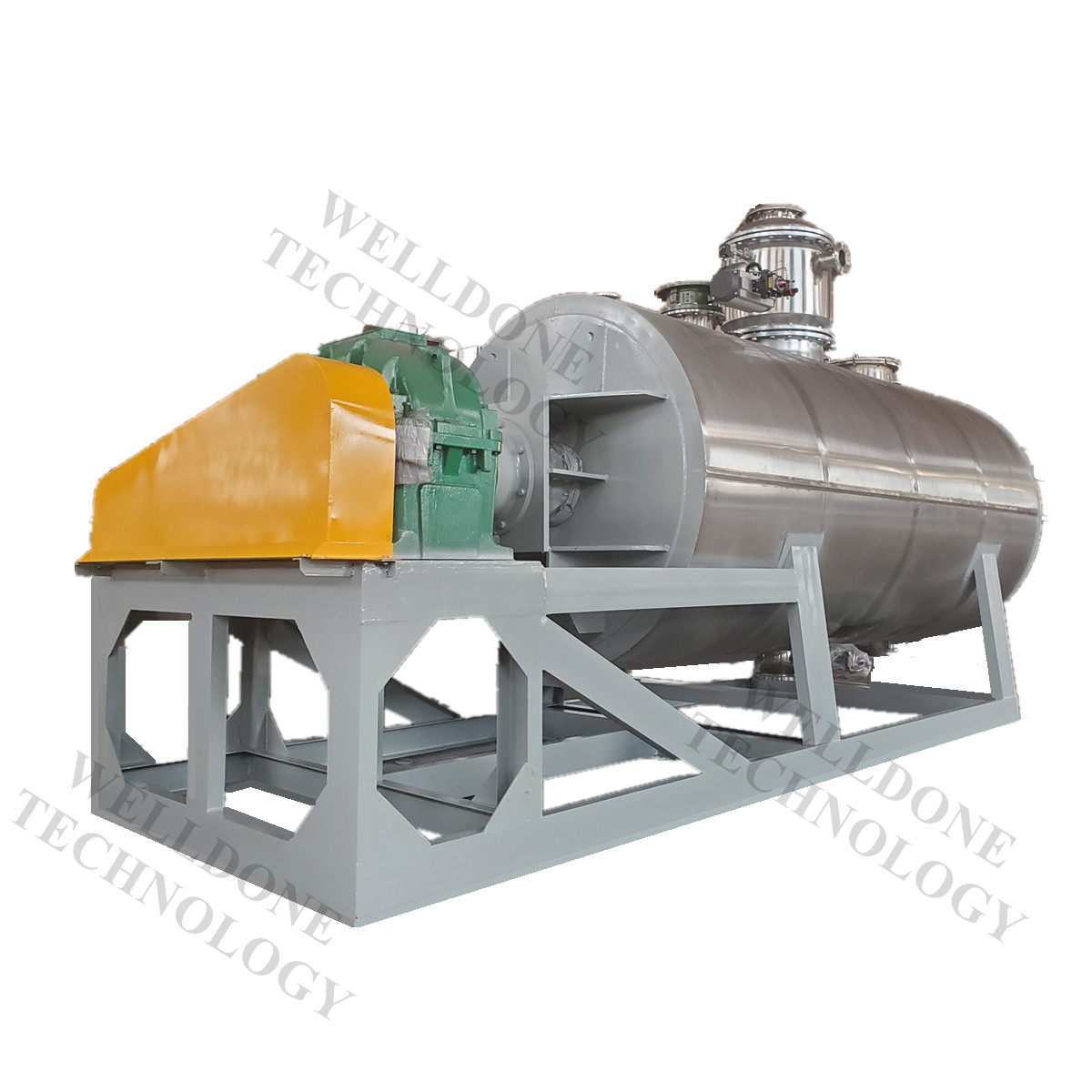 Large Drying Area Fast Drying Speed Disc Type Vacuum Dryer For Powder ...