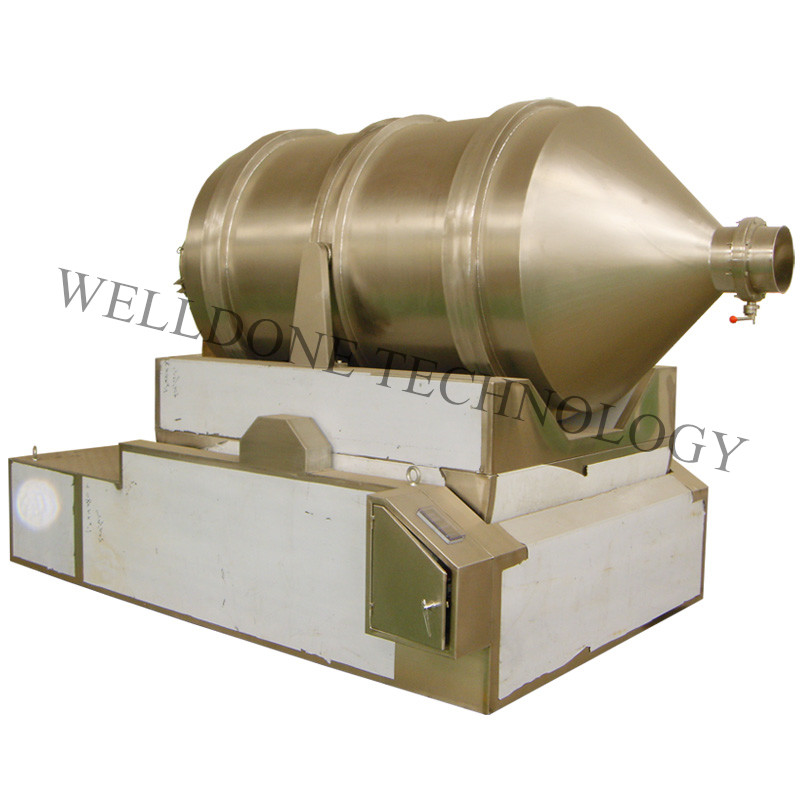 10 - 30 Minutes Mixing Food Tumbler Mixer , Two Dimension Rotating Drum ...