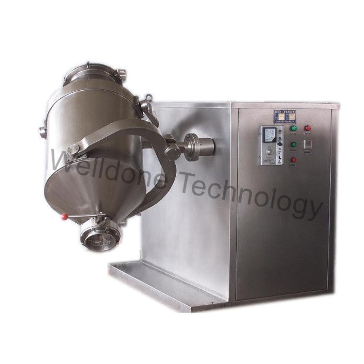 3D Pharmaceutical Powder Blending Machine 99 . 5% Mixing Precision 0 ...