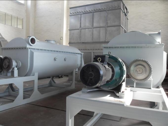 CS Material Sludge Drying Equipment , Rotary Sludge Dryer 80 - 250℃ Drying
