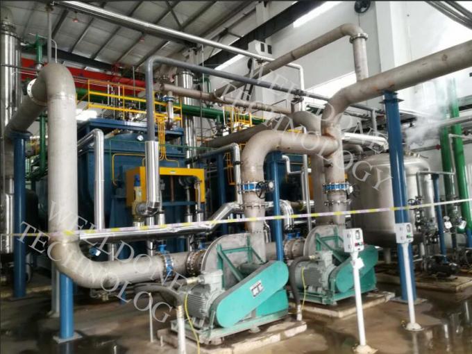 CS Material Sludge Drying Equipment , Rotary Sludge Dryer 80 - 250℃ Drying