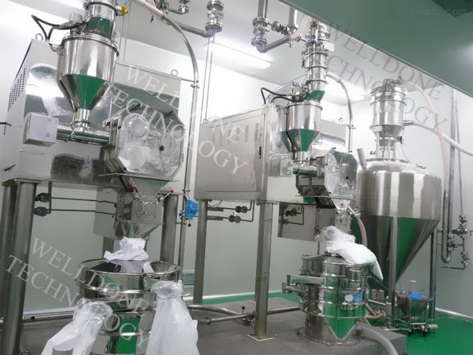 Pharmaceutical Powder Drum Roller Compactor 5 - 80Mesh Touch Screen Control